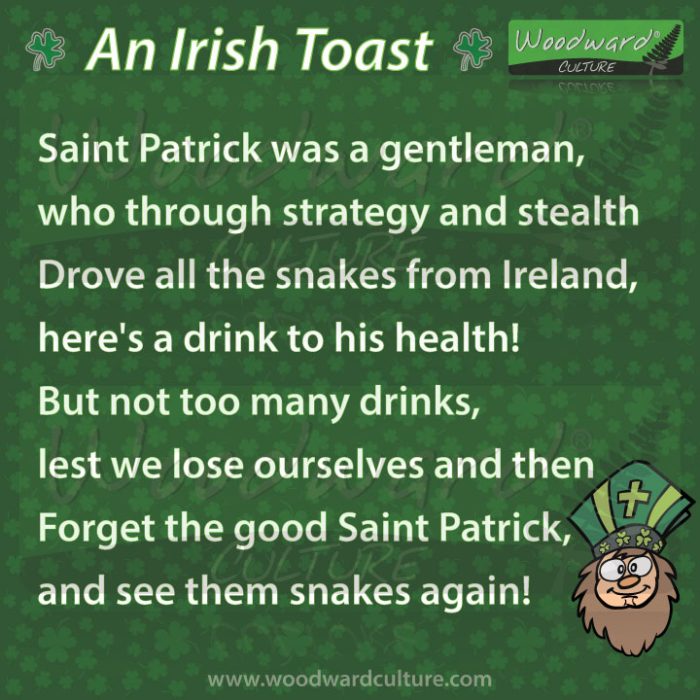 An Irish Toast to Saint Patrick | Quotes | Woodward Culture
